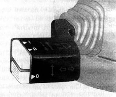 Switches and controls on the steering column and steering wheel (Opel ...