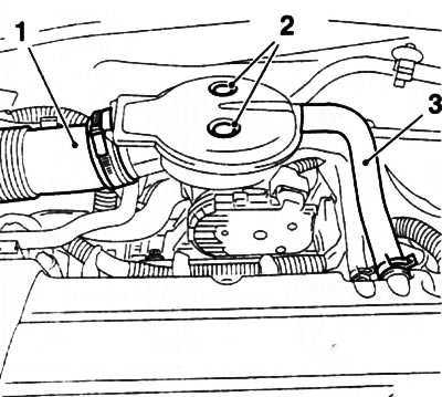 Removal and installation the water pump (Opel Corsa C 2000-2006: Power ...