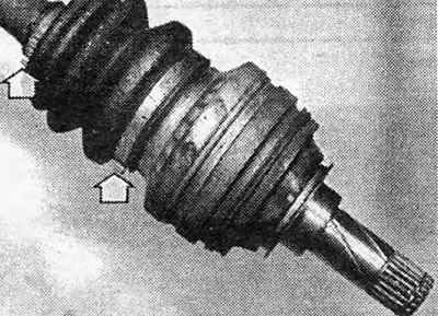 Drive shaft joint — bellows replacement (Opel Ascona C 1981-1988 ...