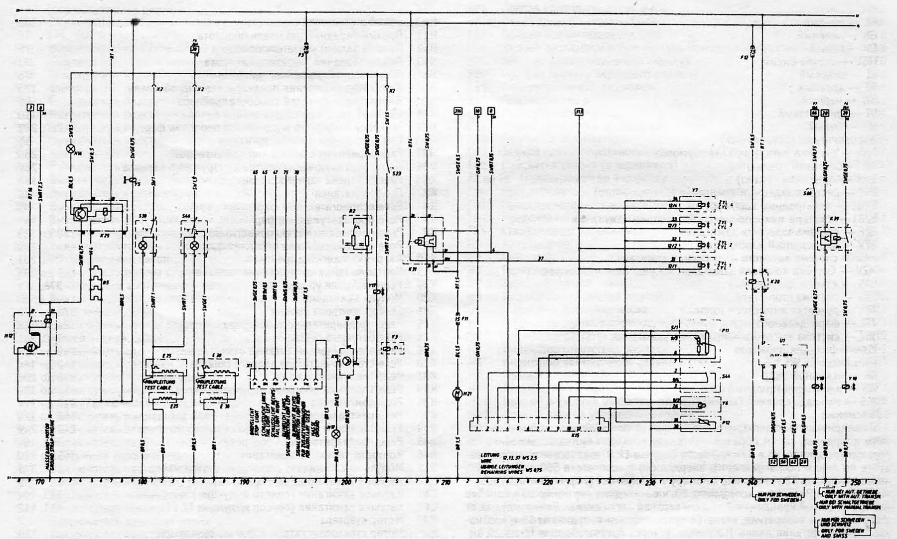 Električna shema za modele do 1983 (Opel Ascona C 1981-1988: Električna ...