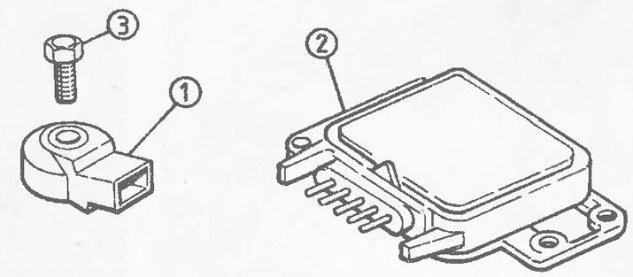 Knock Sensor and Module (X16 SZ Models) — Removal and Installation ...