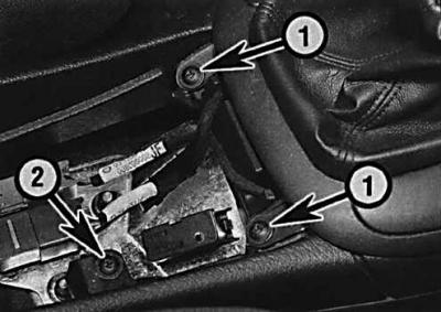 Center console — removal and installation (Opel Vectra B 1995-2002 ...